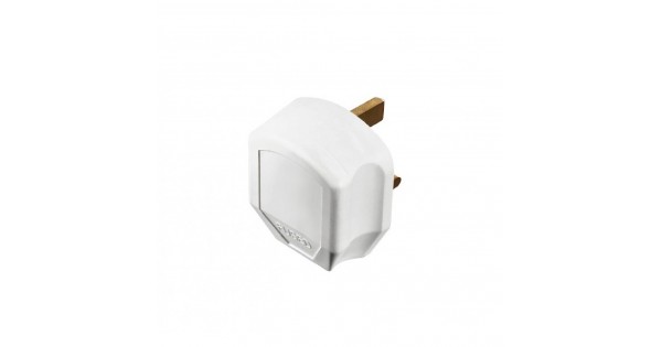 Masterplug 7W Rewireable Heavy Duty Plug 13A Fused White